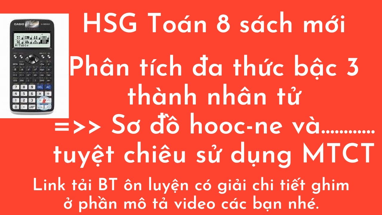 Toán 8 nâng cao sách mới | HSG Toán lớp 8 | Phân tích đa thức bậc 3 ...
