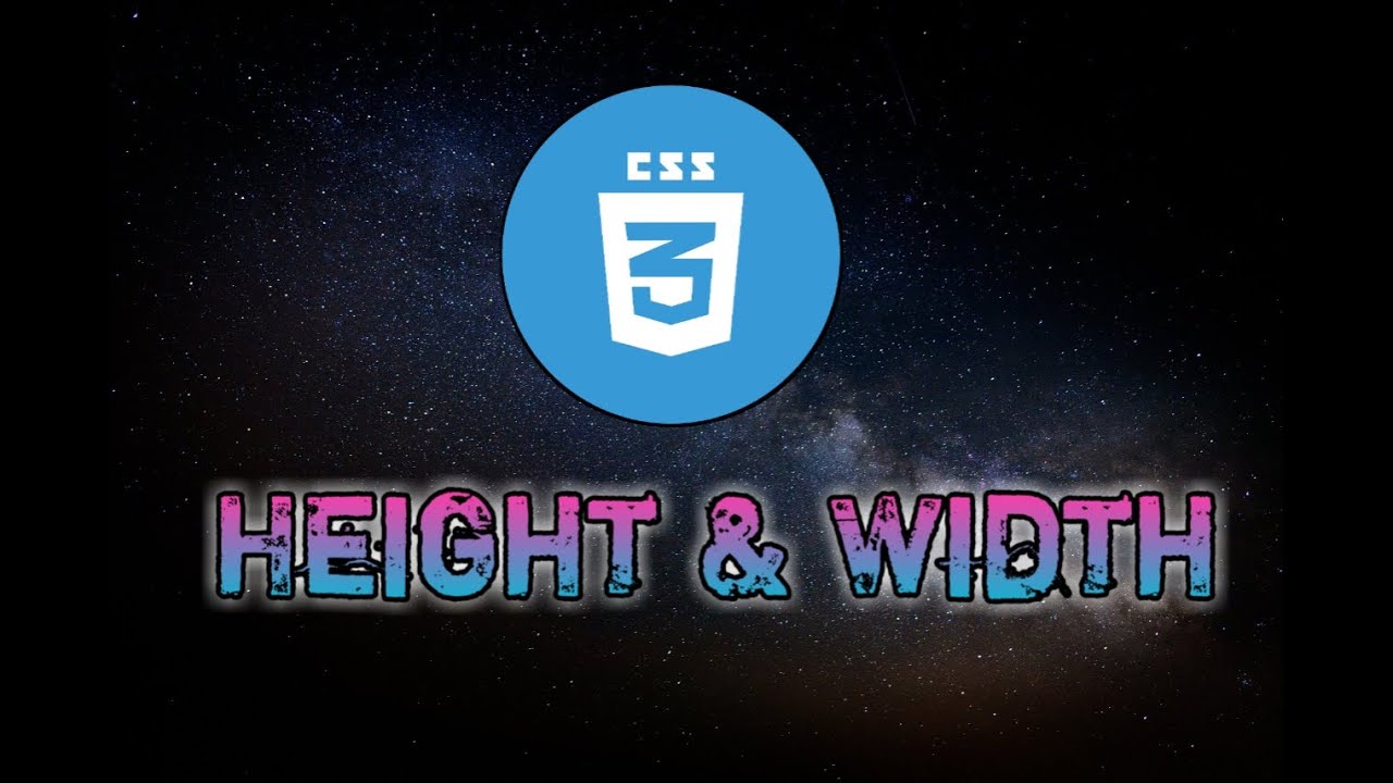 Css Height And Width YouTube css-height-and-width-youtube