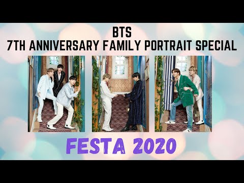 BTS 7TH ANNIVERSARY FAMILY PORTRAIT SPECIAL | BTS FESTA 2020