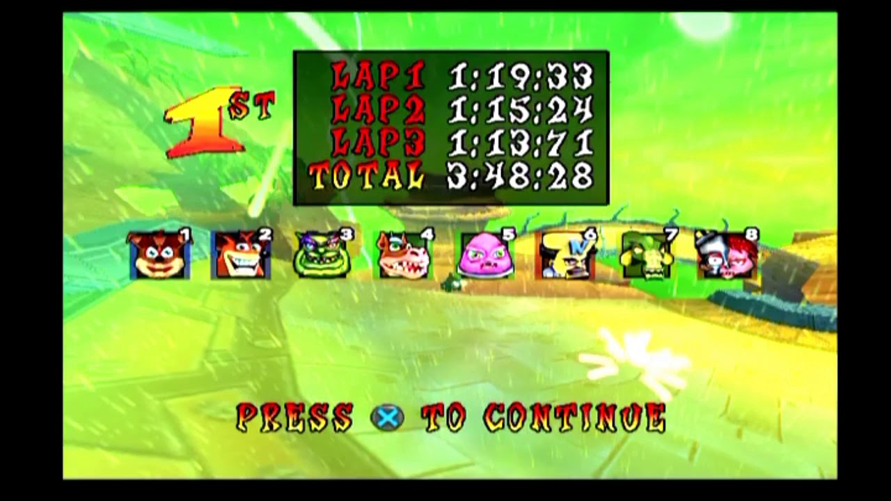 Let's Play - Crash: Nitro Kart - Part 6 Two Norms - YouTube