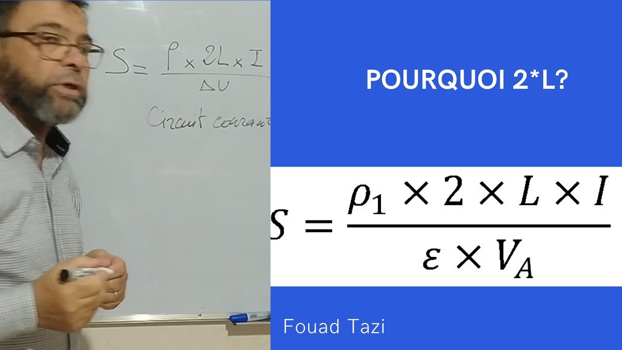 Video N°85 Pourquoin on utilise 2 fois la longueur dans le calcul ...