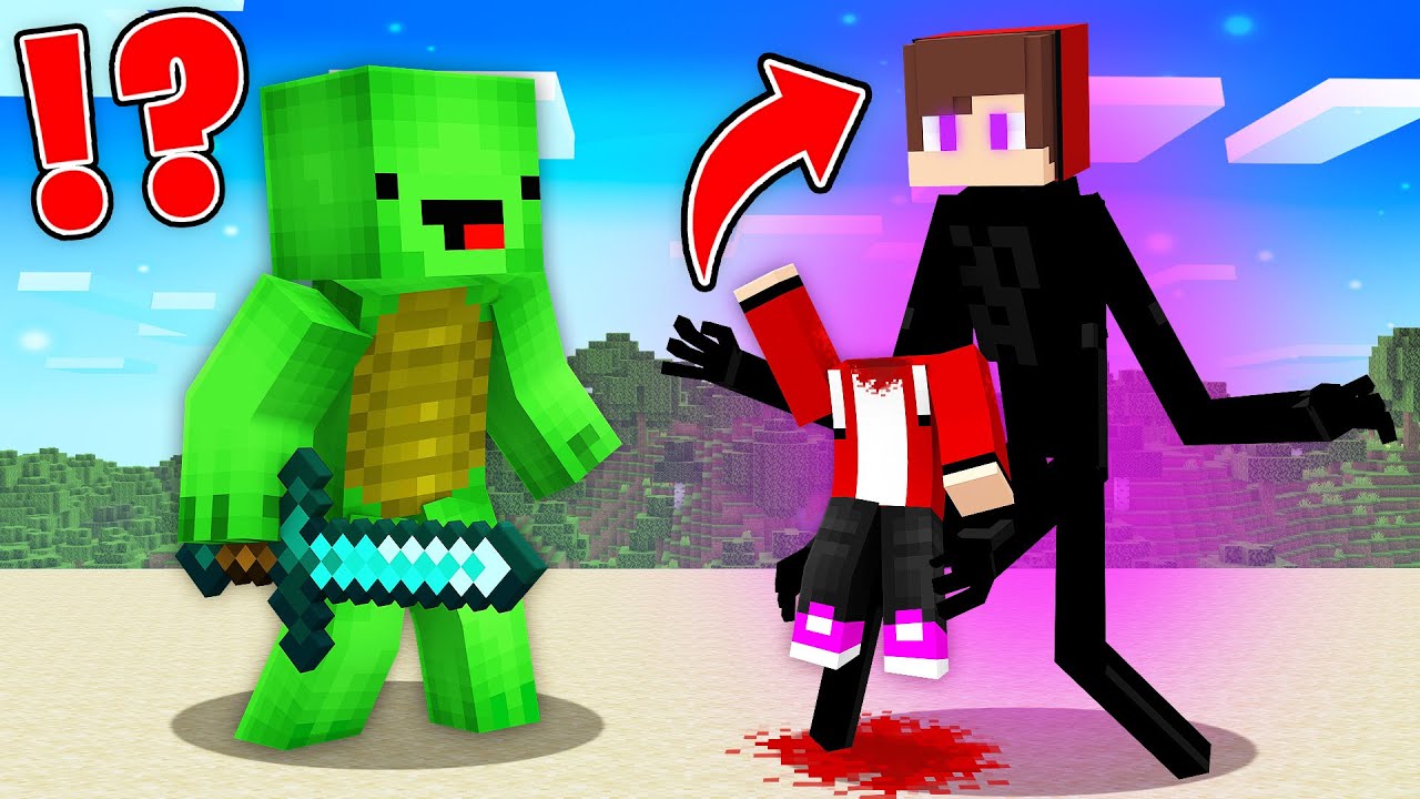 JJ TURNED INTO An ENDERMAN And ATE HIMSELF! Mikey SAVES JJ in Minecraft Maizen - YouTube
