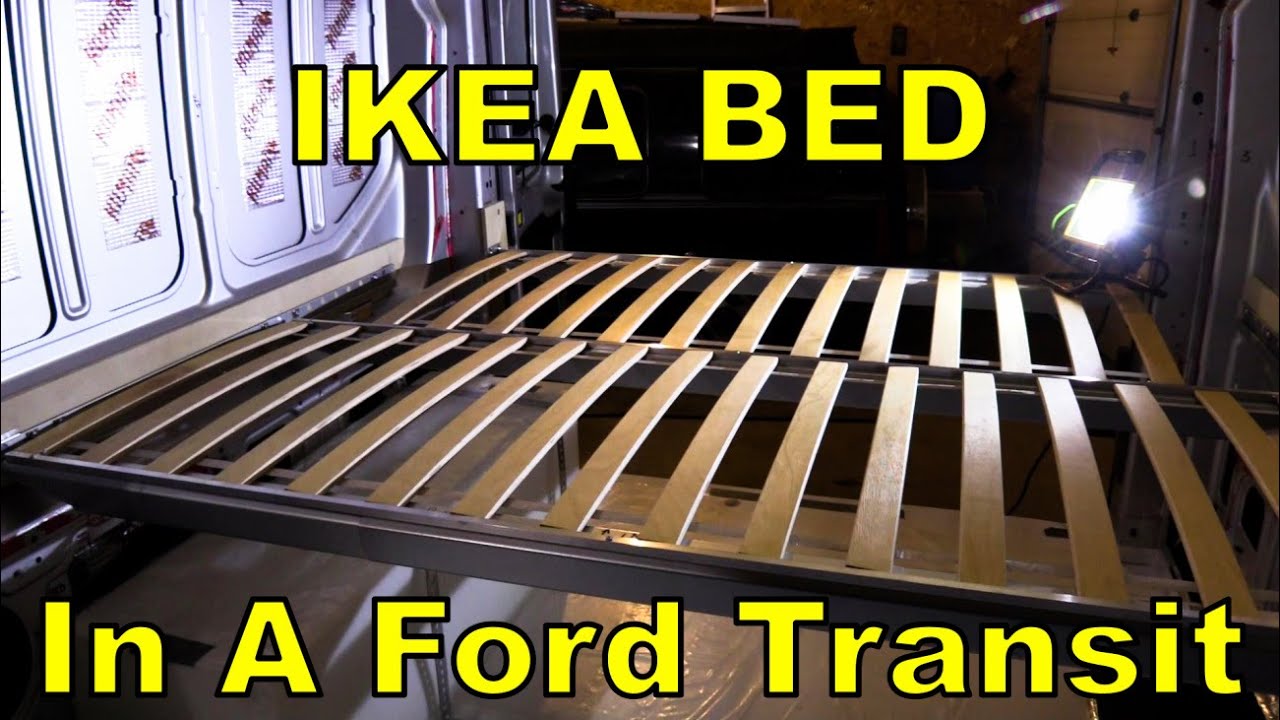 Ford Transit DIY Conversion | Part 6 - Removable Ikea Van Build Bed ...