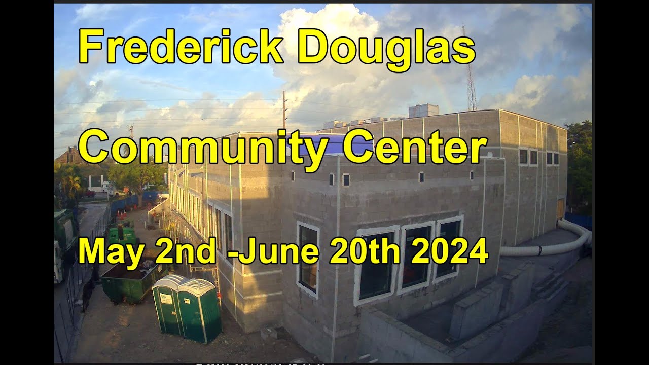 Timelapse Construction Brand New Frederick Douglass Community Center ...