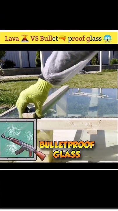 Lava vs Bullet proof glass 😱 | लावा वस गिलास | experiment | #shorts #lava @MRINDIANHACKER - YouTube