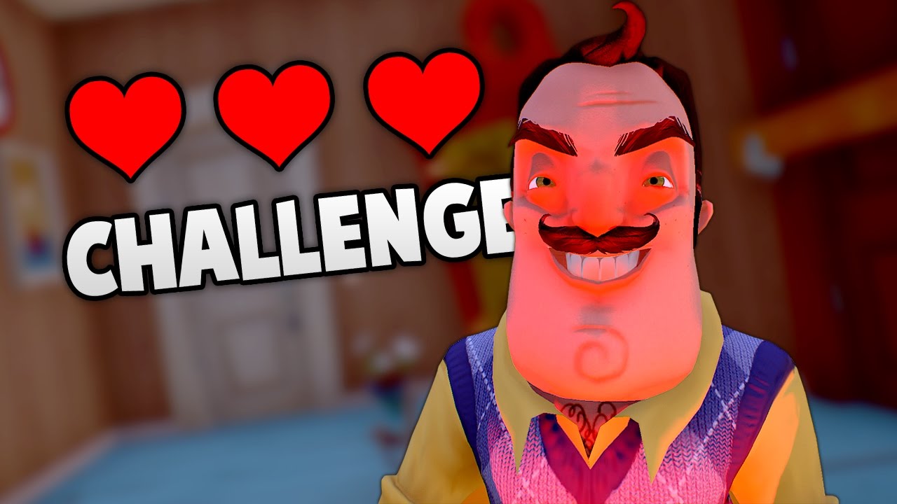 THREE HEARTS & NO CATCH CHALLENGE | Hello Neighbor Challenges (Hello ...