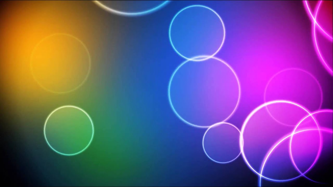 Color Circles Motion Background 1 - YouTube