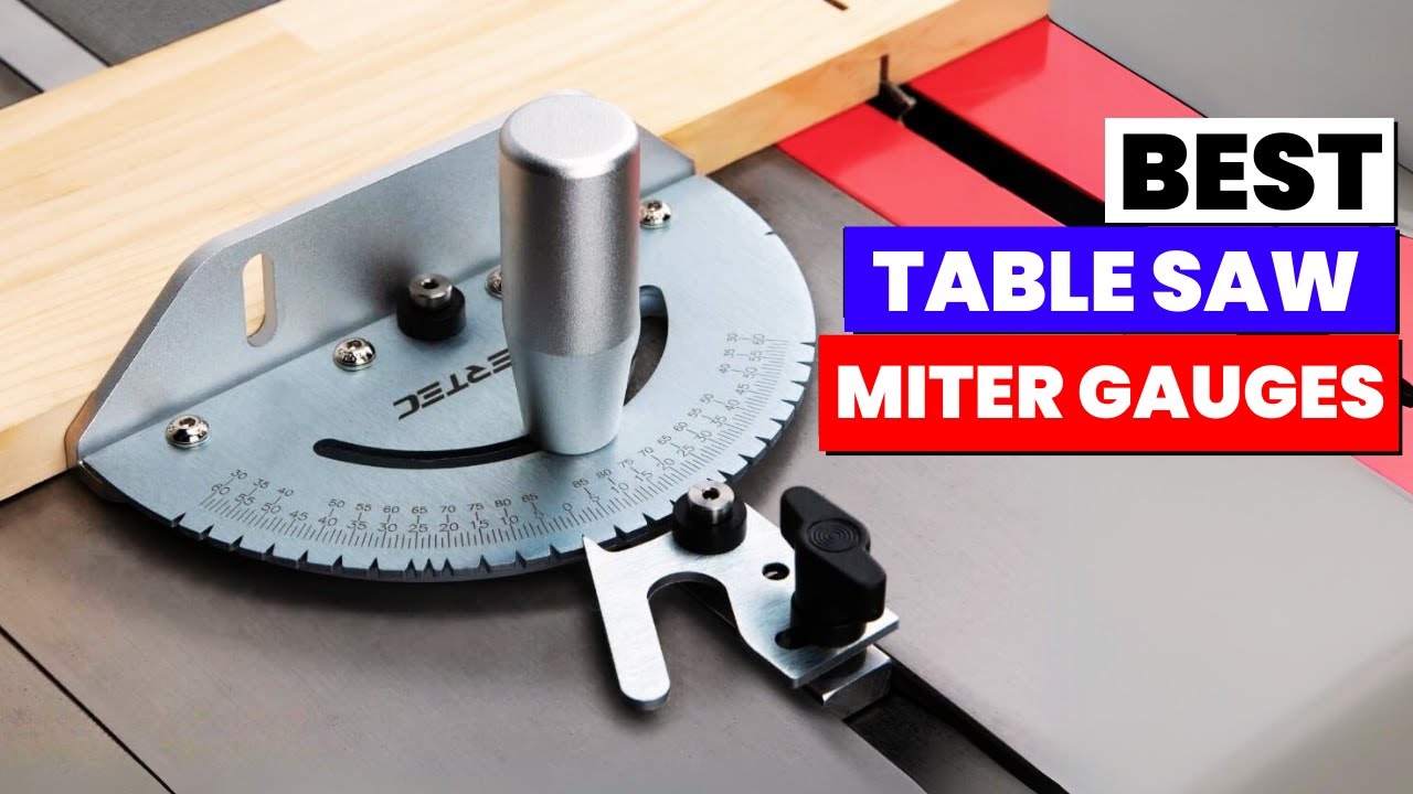 The 5 BEST Table Saw Miter Gauges for Woodworking - YouTube