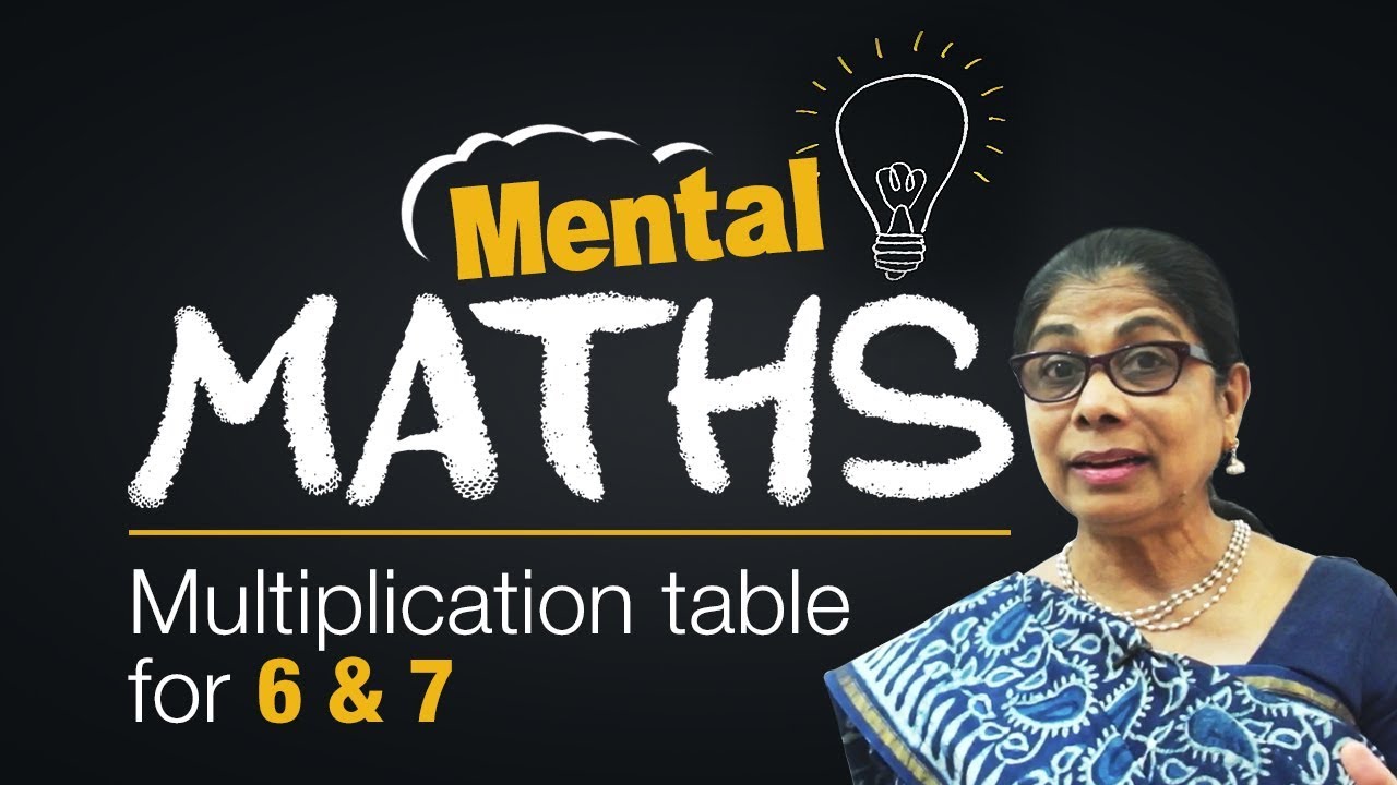 Learn basic of mental Maths for beginners | Multiplication table for 6 ...