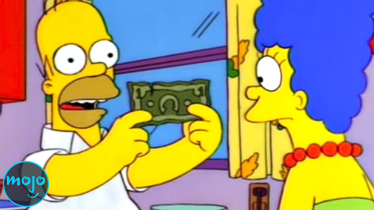 Every Single Time Homer Simpson Loses BIG Money - YouTube