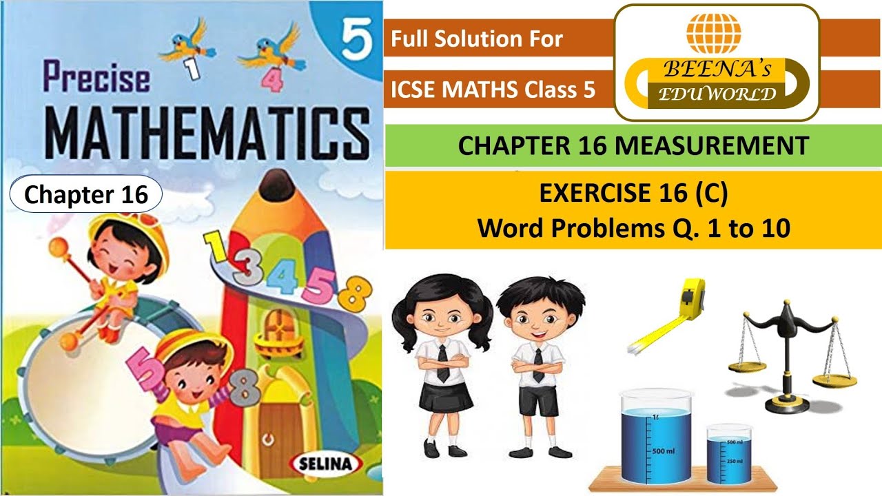 "MEASUREMENT" EX 16 (C), word problems precise mathematics class5 by ...