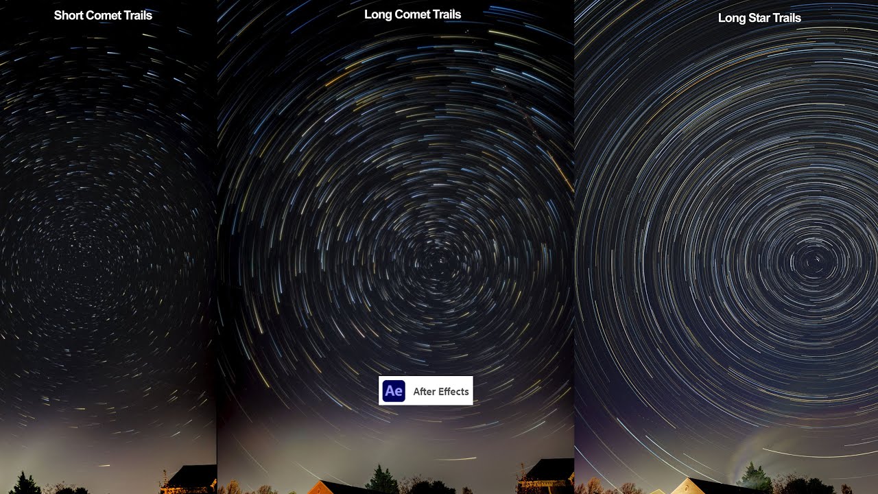 Making Comet Star Trails in After Effects - YouTube