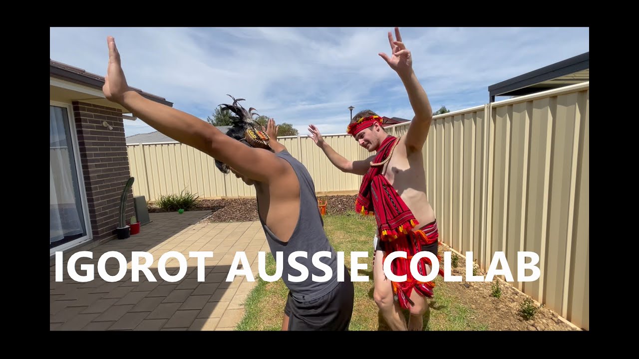 AUSSIE BOY LEARNS HOW TO WEAR IGOROT ATTIRE/ SISIWIT DANCE - YouTube