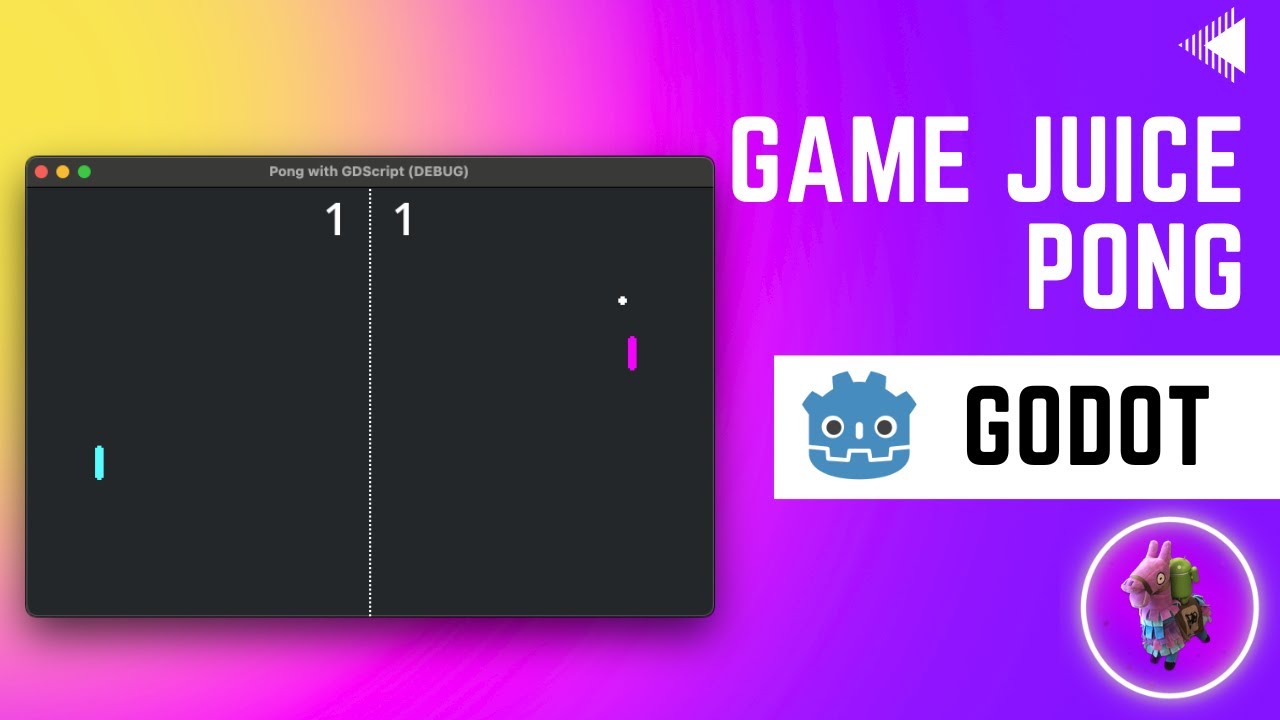 Godot Juice ? - Pong com Juice #godot #godotengine - YouTube
