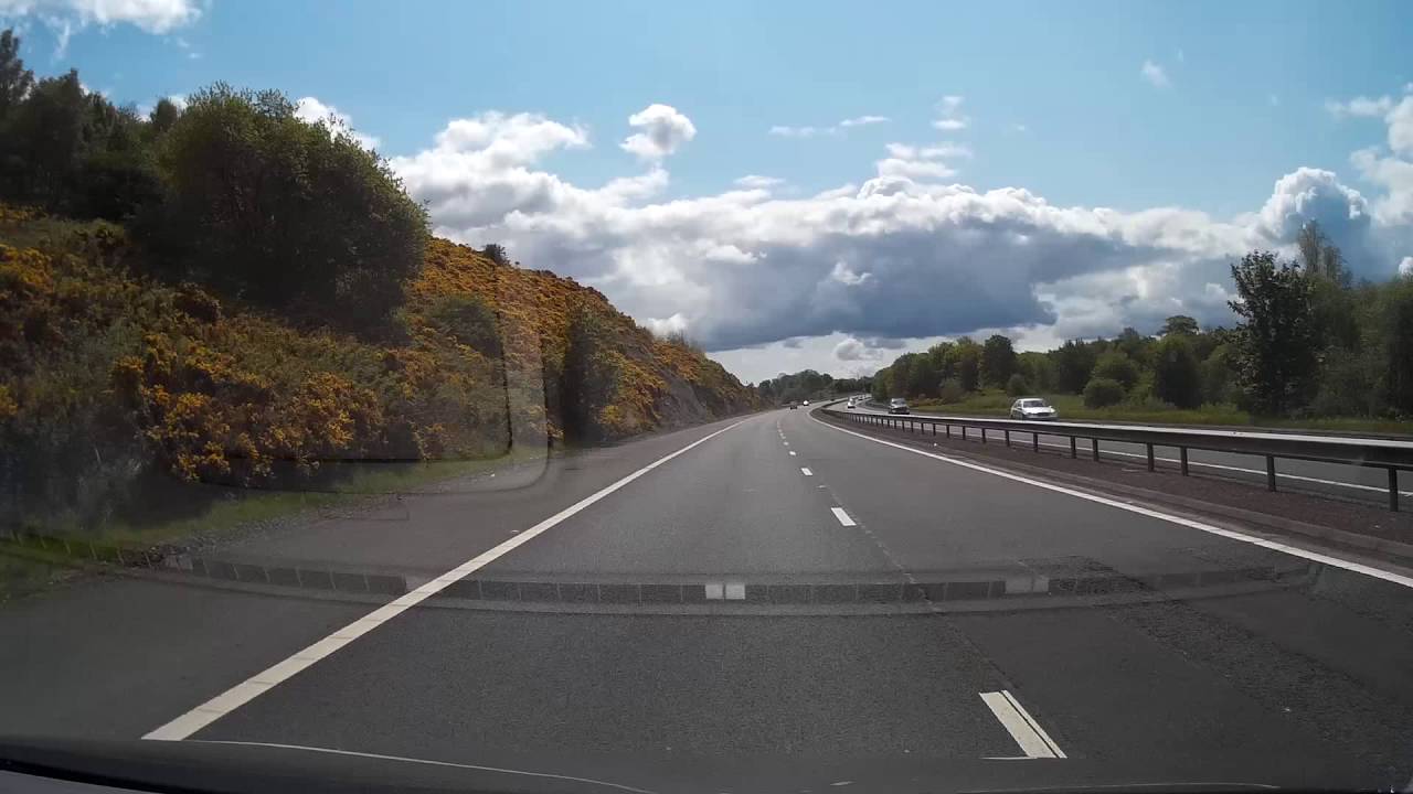 Spring Drive From Kinross To Powmill Milk Bar Perthshire Scotland - YouTube