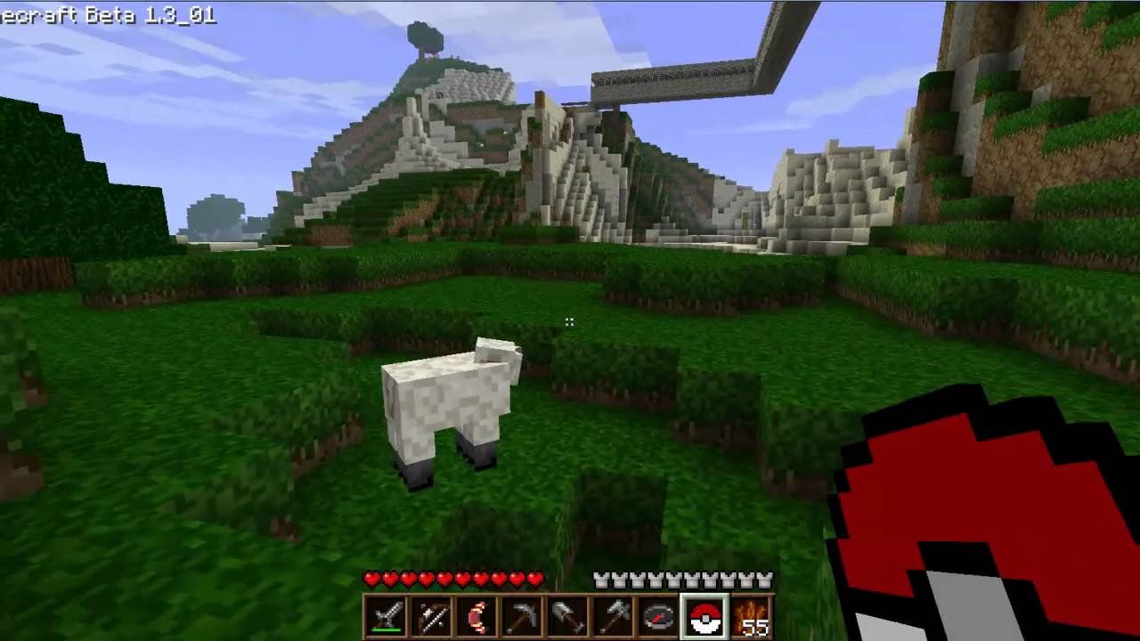 Minecraft Pokeball mod - YouTube