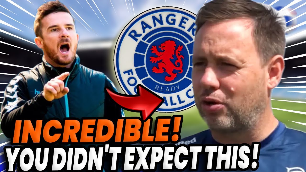 🚨🚨BREAKING NEWS! IT TOOK EVERYONE BY SURPRISE!RANGERS NEWS TODAY - YouTube