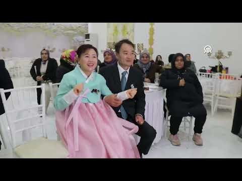 Güney Koreli damat ile Rizeli gelin dünyaevine girdi