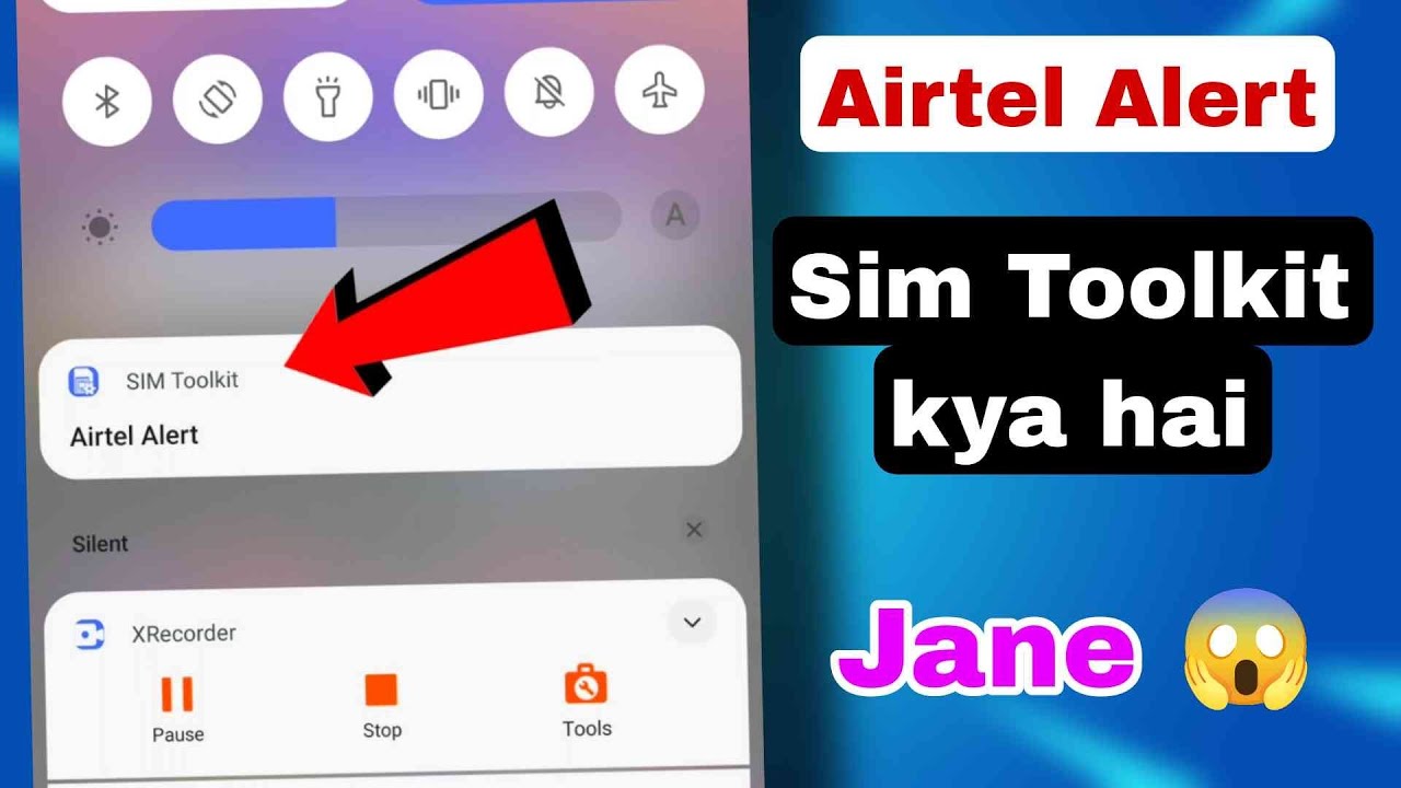 Sim Toolkit kya hota hai. Airtel Alert masage aaya hai phone me ⚠️ 😱 ...