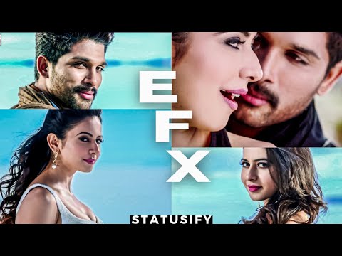 Telusa Telusa | Sarrainodu | EFX | WhatsappStatus | STATUSIFY - YouTube