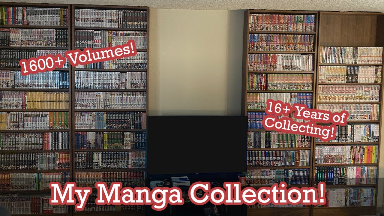 1600+ manga volumes! - my manga collection - YouTube