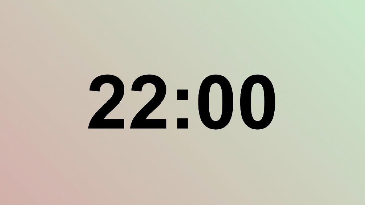 22 Minute Timer with Bomb Blast Finale Countdown with Explosive Finish ...