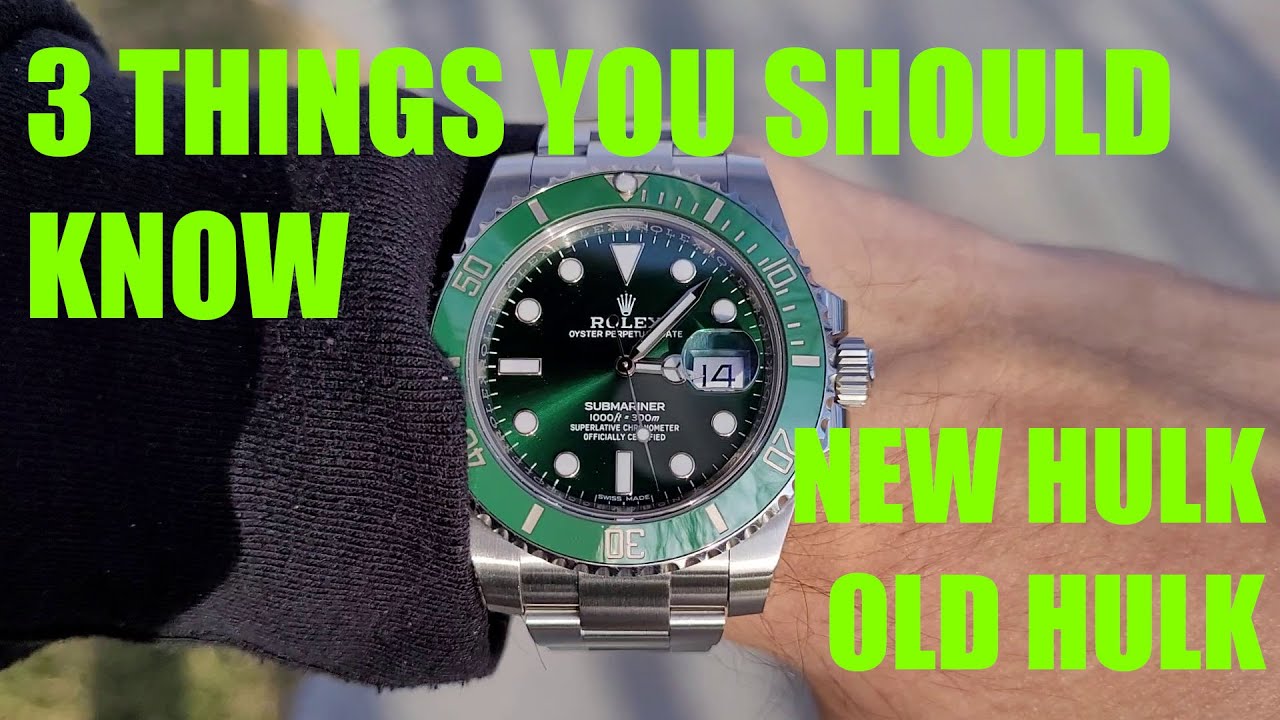 NEW ROLEX HULK? - 3 Things you should know about the OG Hulk 116610LV ...