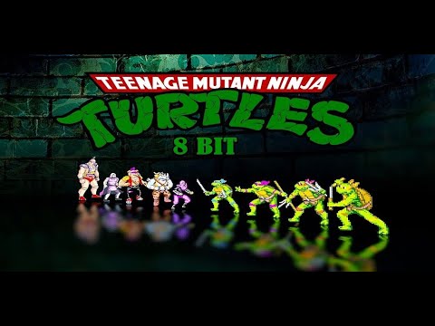 Teenage mutant ninja turtles 8 bit - YouTube