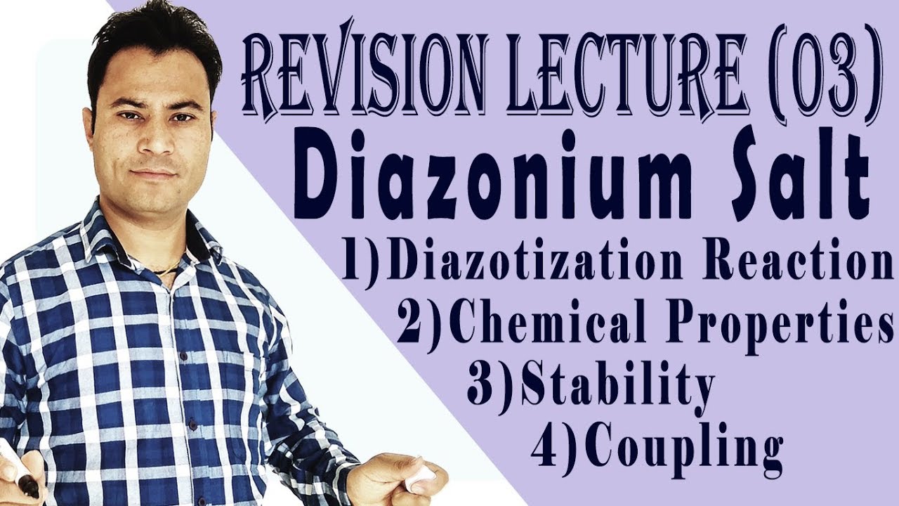Revision of Diazonium Salt #3|| Benzene Diazonium Chloride ...