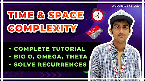 'Time and Space Complexity COMPLETE Tutorial - What is Big O?' (Kunal ...