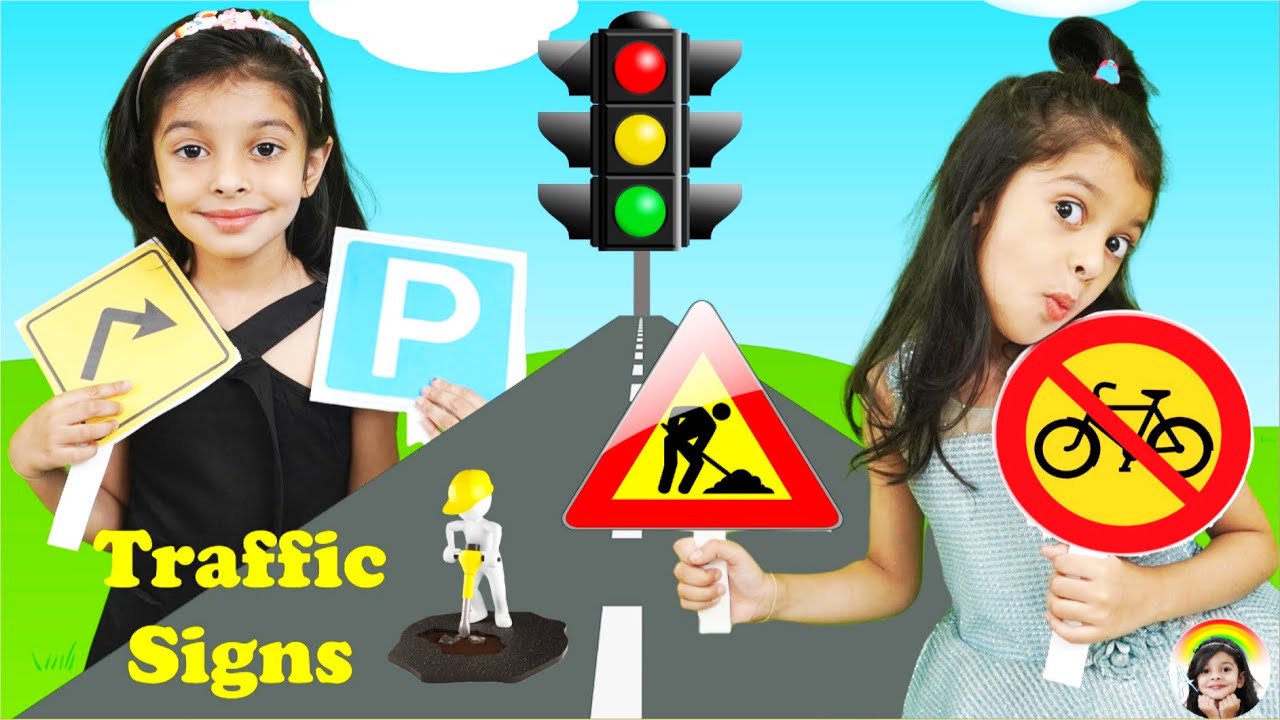 Traffic Signs and Traffic Rules for Kids | Toddler Learning Videos ...