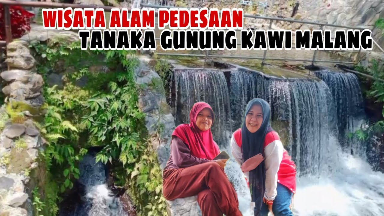WISATA ALAM PEDESAAN TANAKA WATERFALL GUNUNG KAWI MALANG - YouTube