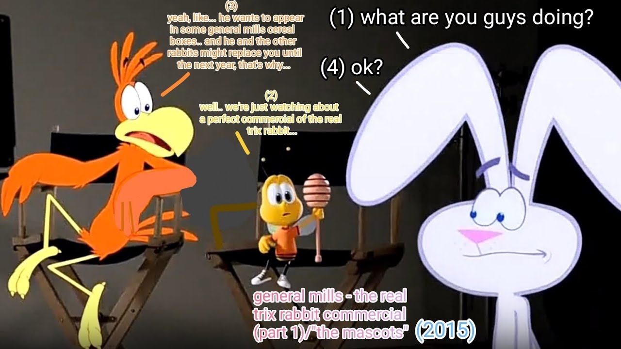 general mills - the real trix rabbit commercial (pt 1)/"the mascots ...