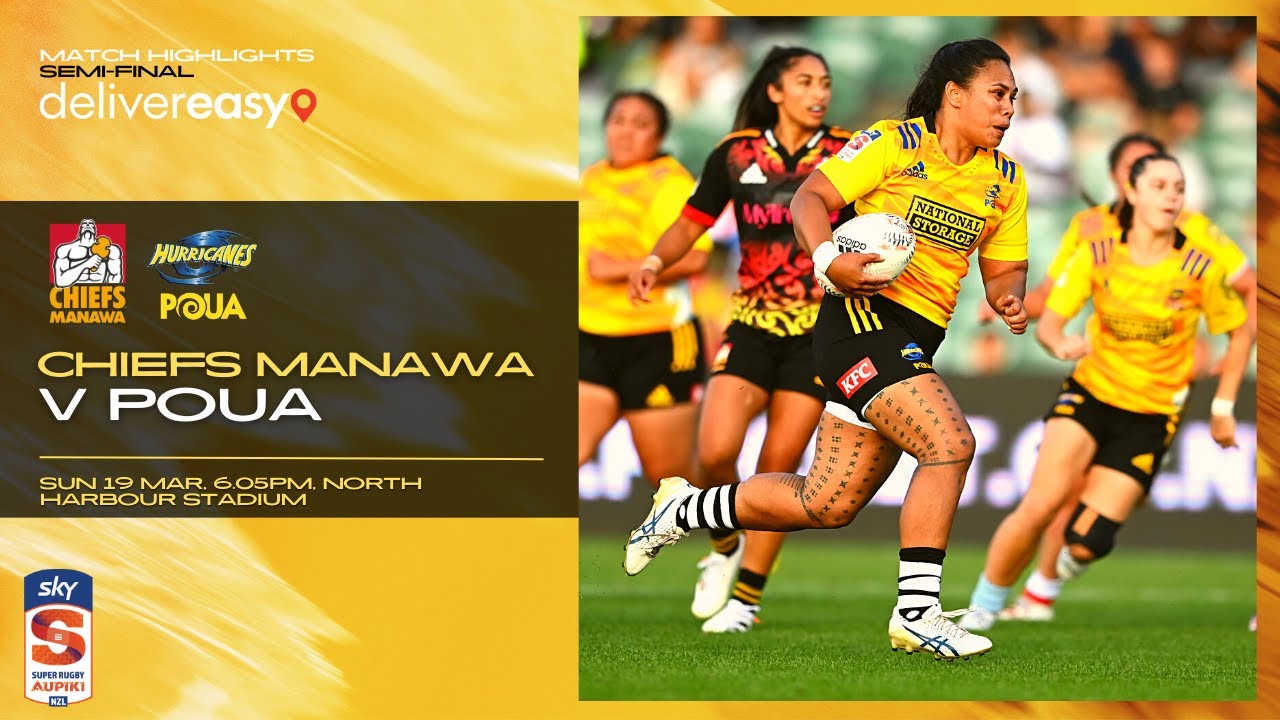 Super Rugby Aupiki | Semi-Finals Chiefs Manawa v Hurricanes Poua ...