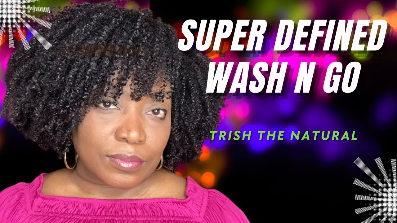 Super Defined Wash n Go | Type 4 Natural Hair - YouTube