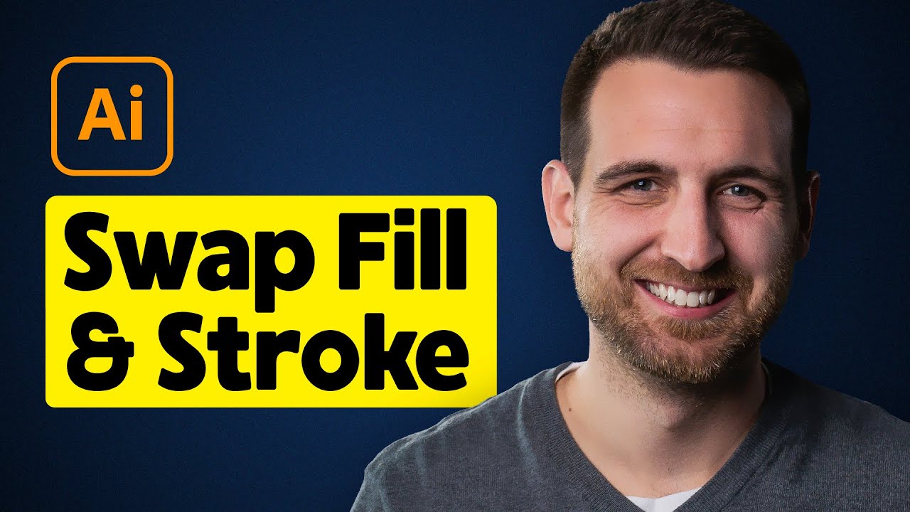 How to Swap Fill and Stroke in Illustrator - YouTube