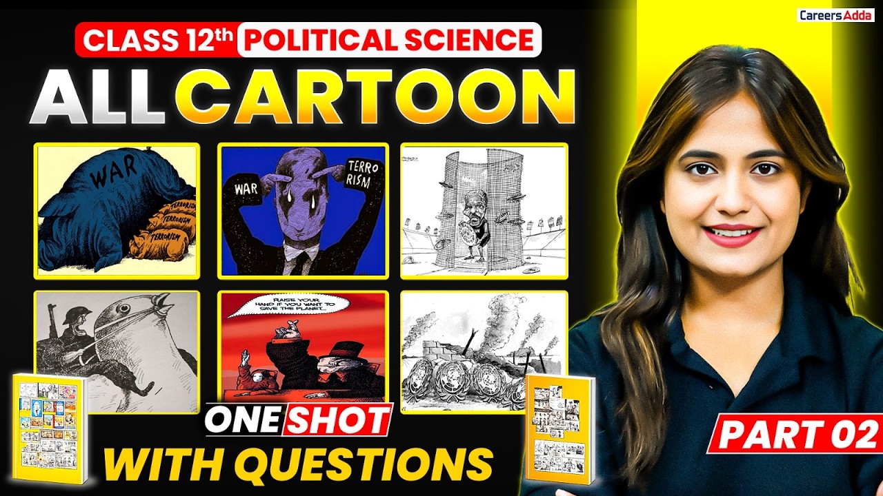 Class 12 Political Science All Cartoon Based Questions for Board Exam ...