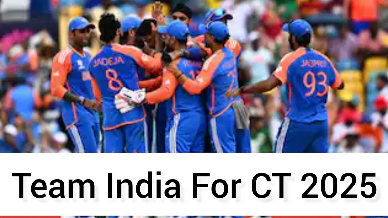 Team India For CT 2025 - YouTube