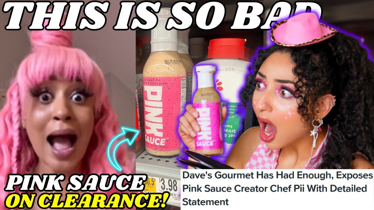 The Pink Sauce lady has LOST HER MIND (EXPOSED for lying)... #reaction ...