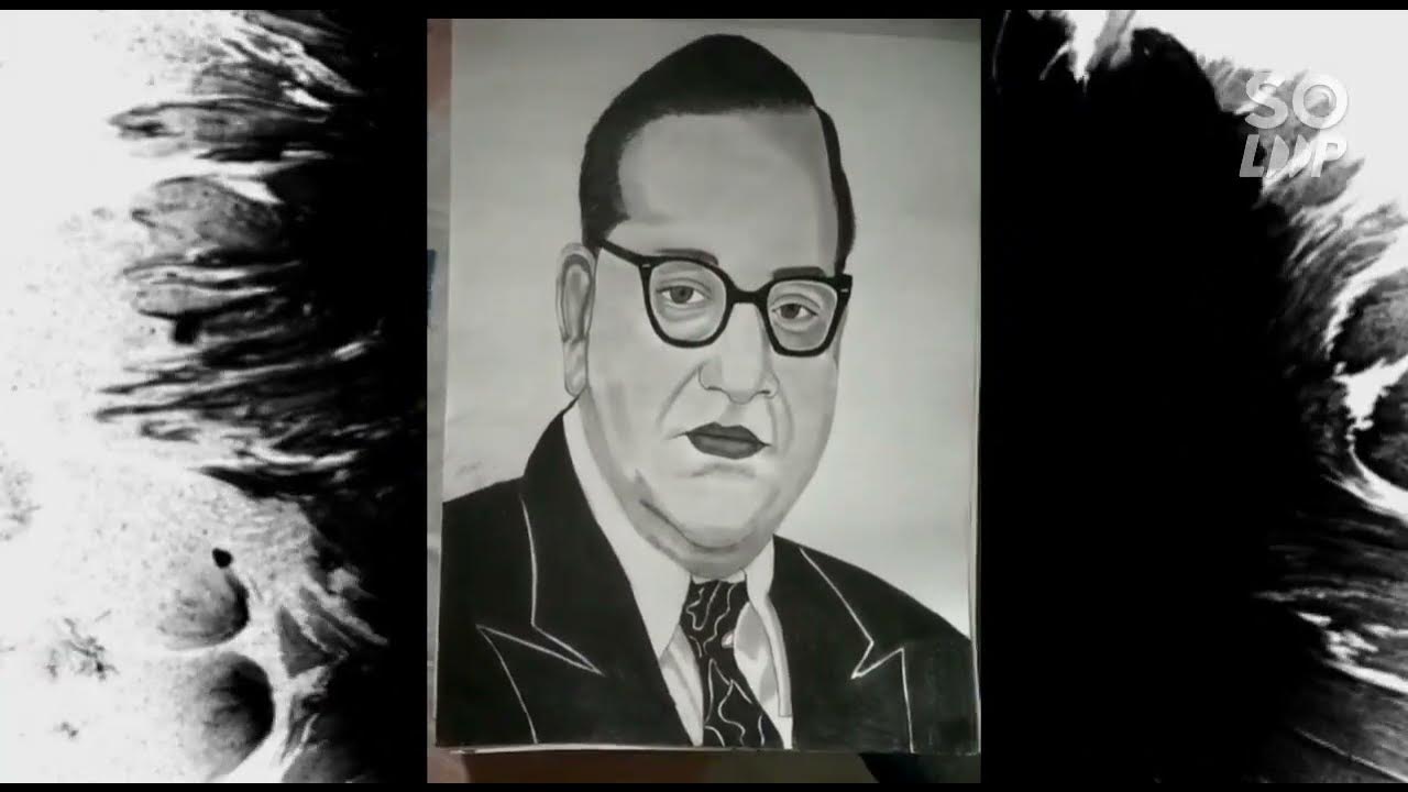 Pencil Sketch Of Babasaheb Bhimrao Ambedkar// Dr BR Ambedkar Jayanti ...