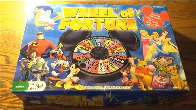 Disney Wheel Of Fortune Board Game