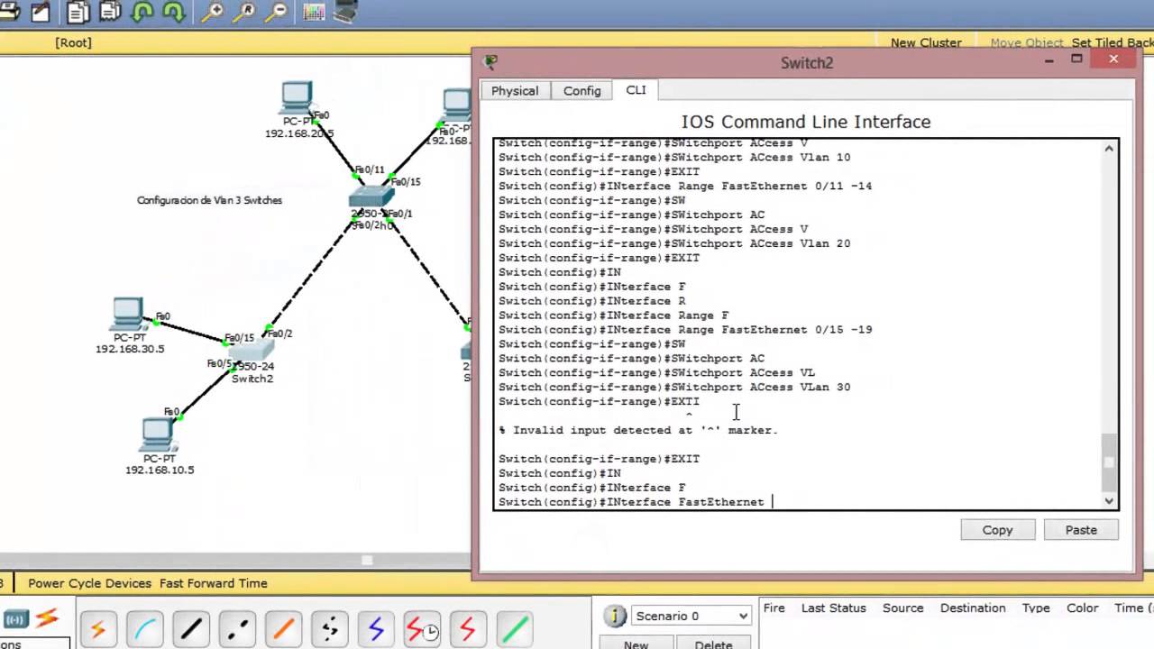 CONFIGURAR VLAN 3 SWITCHES - YouTube