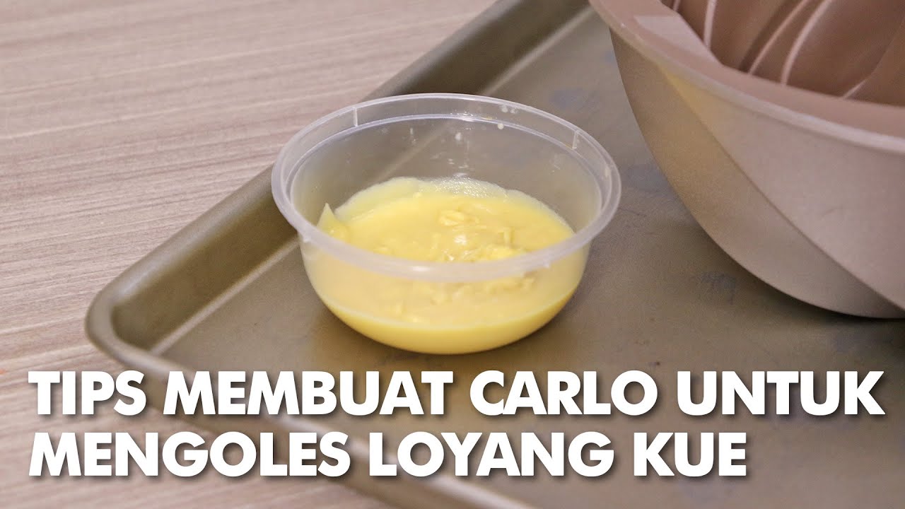 CARA MEMBUAT CARLO UNTUK MENGOLES LOYANG KUE AGAR TIDAK LENGKET - YouTube