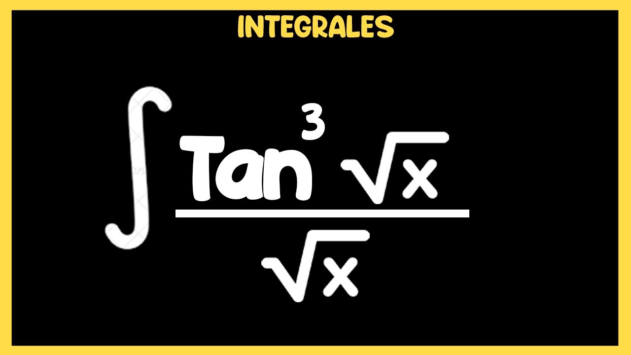 (tan^3 √x)/√x | Integral - YouTube