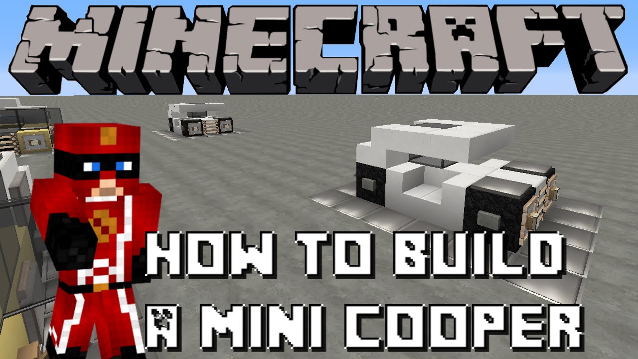 Minecraft - How To Build A Mini Cooper - YouTube