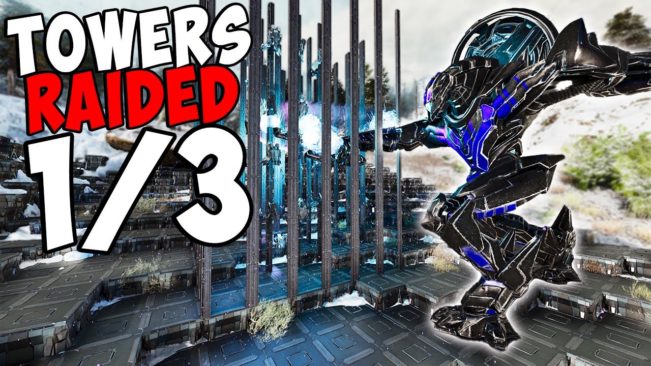 How We Used MEKS To WIPE An Ice Cave TOWER - Ark Small Tribes - YouTube