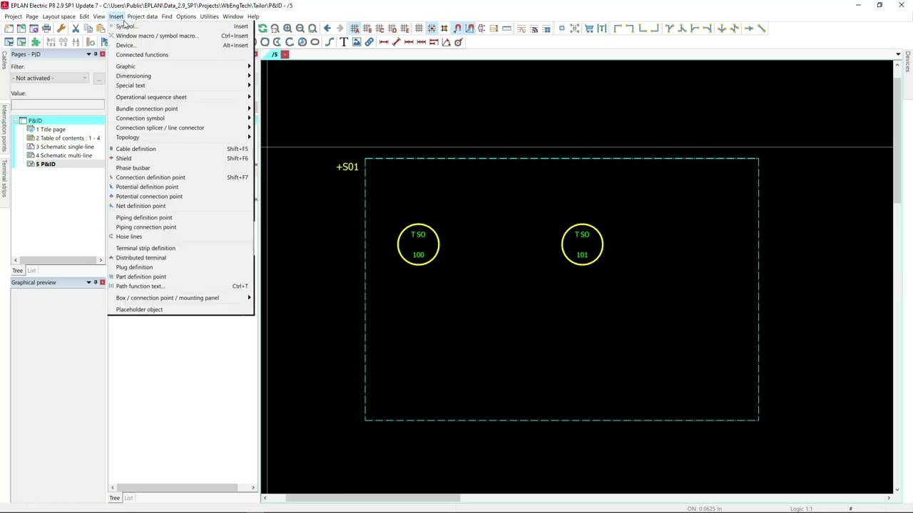 Eplan Preplanning Professional P&ID Demonstration (V2.9 SP1 Update 7 ...