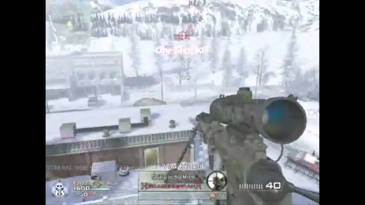 MW2 - No Scope Mod - Kill Montage - YouTube