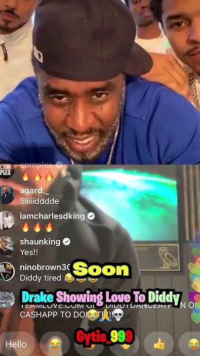 Drake Showing Love To Diddy 💀 - YouTube