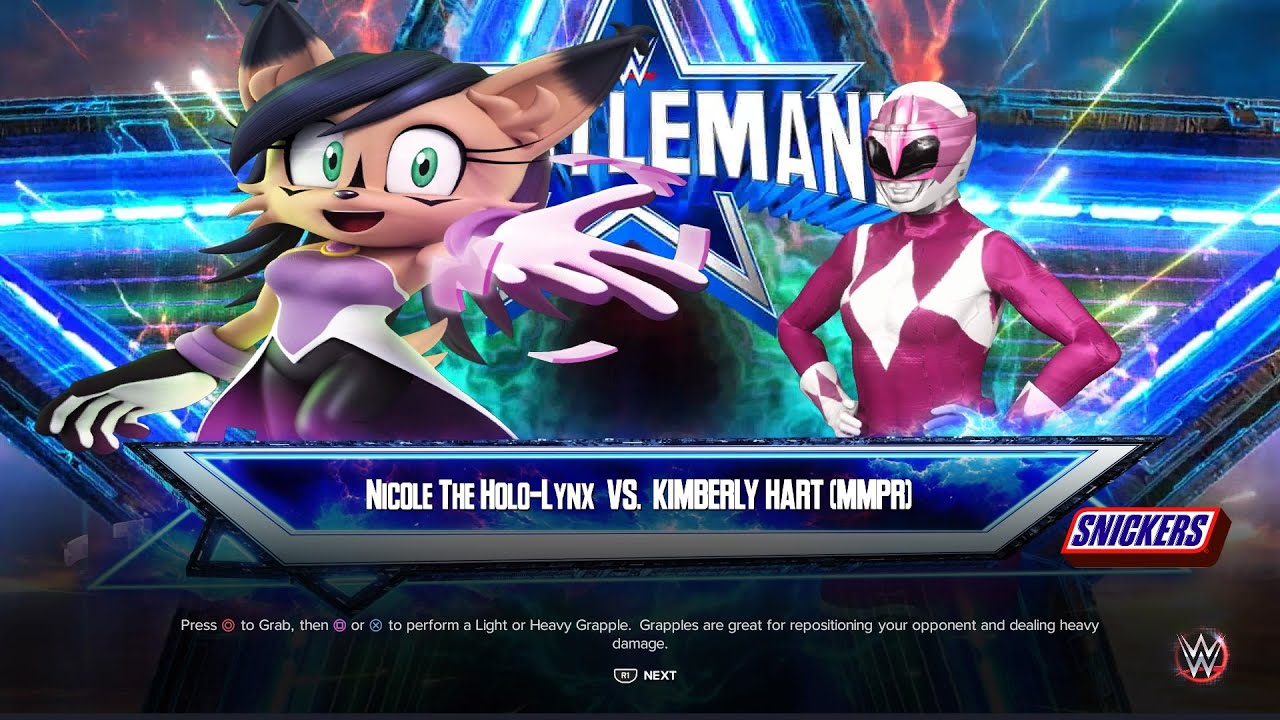 Season Preview (Via WWE 2K23): Nicole The Holo-Lynx Vs. Pink Ranger ...